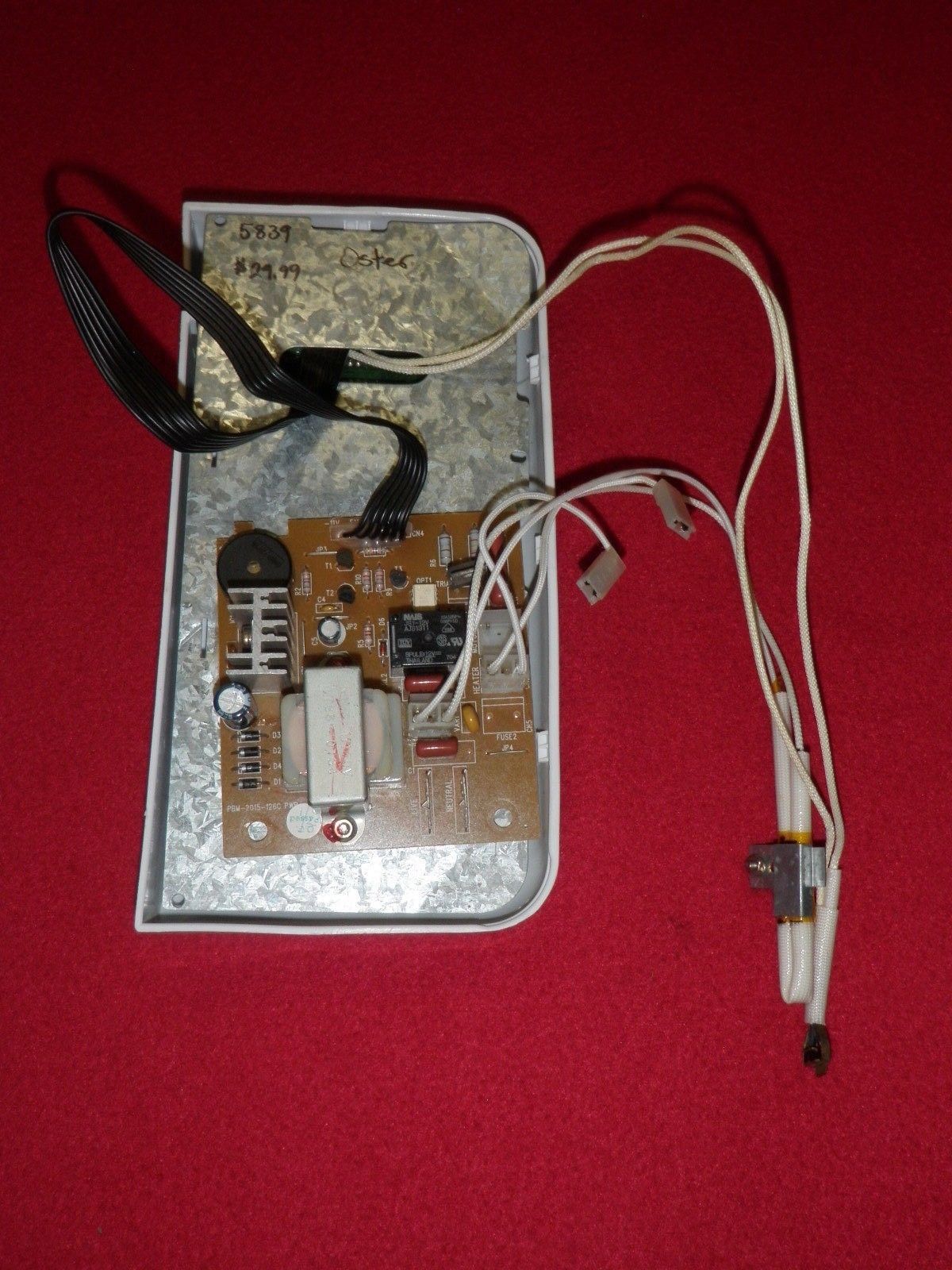 Oster Bread Maker Machine Control Panel PCB Thermal Fuse Temp Sensor ...