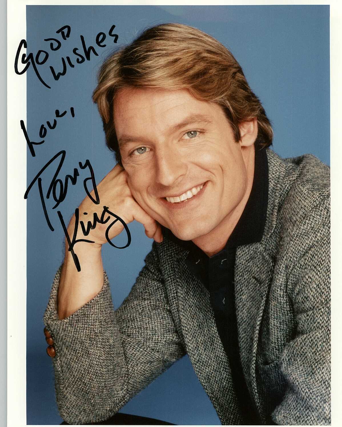 Perry King Signed Autographed Glossy 8x10 Photo - Photographs