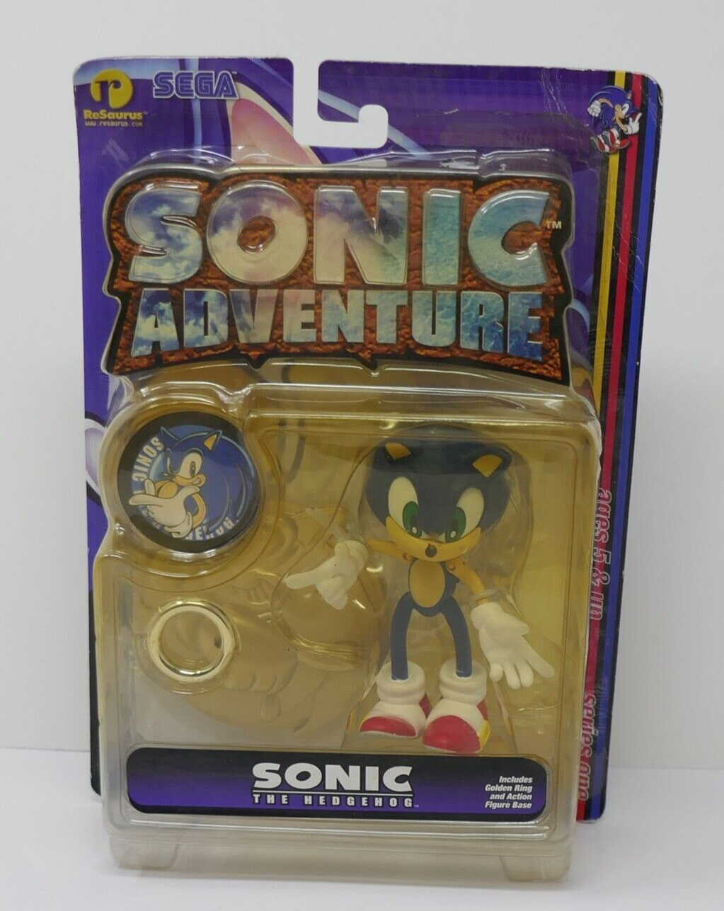 ReSaurus 1999 SEGA Sonic Adventure Sonic The Hedgehog Action Figure ...