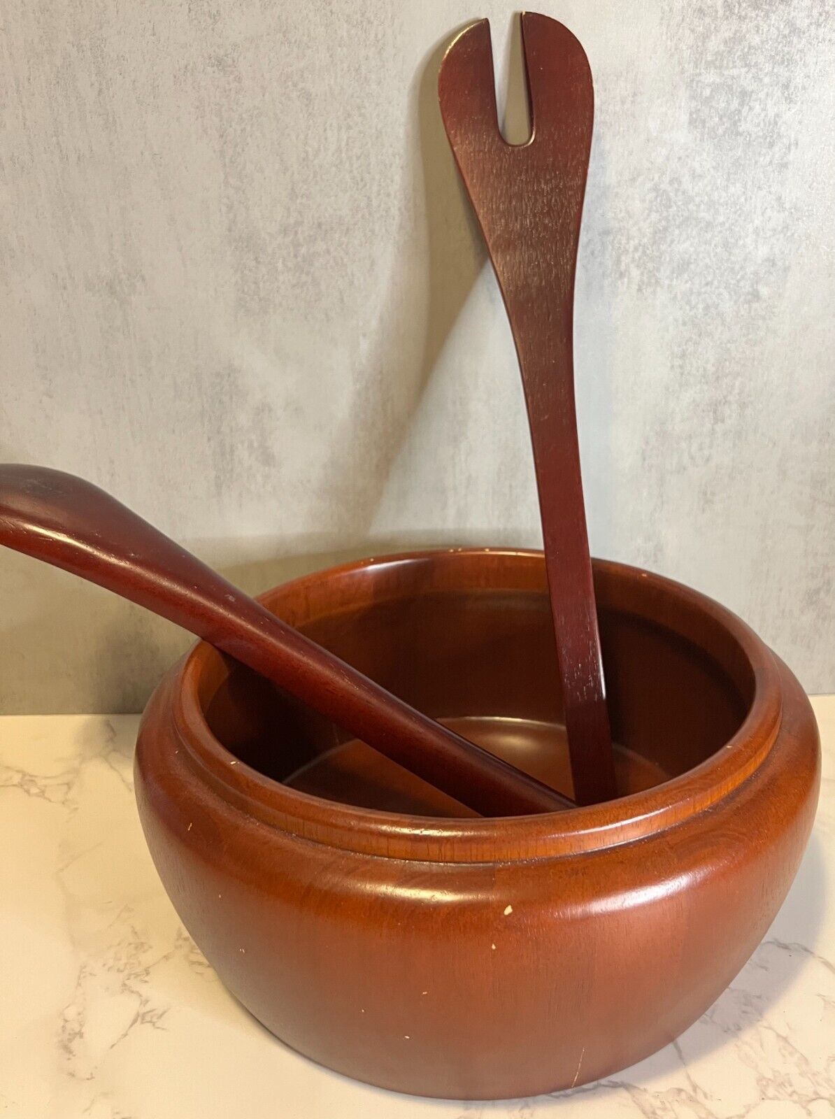 Vintage Dansk International Designs LTD Wooden Bowl Thailand - Bowls