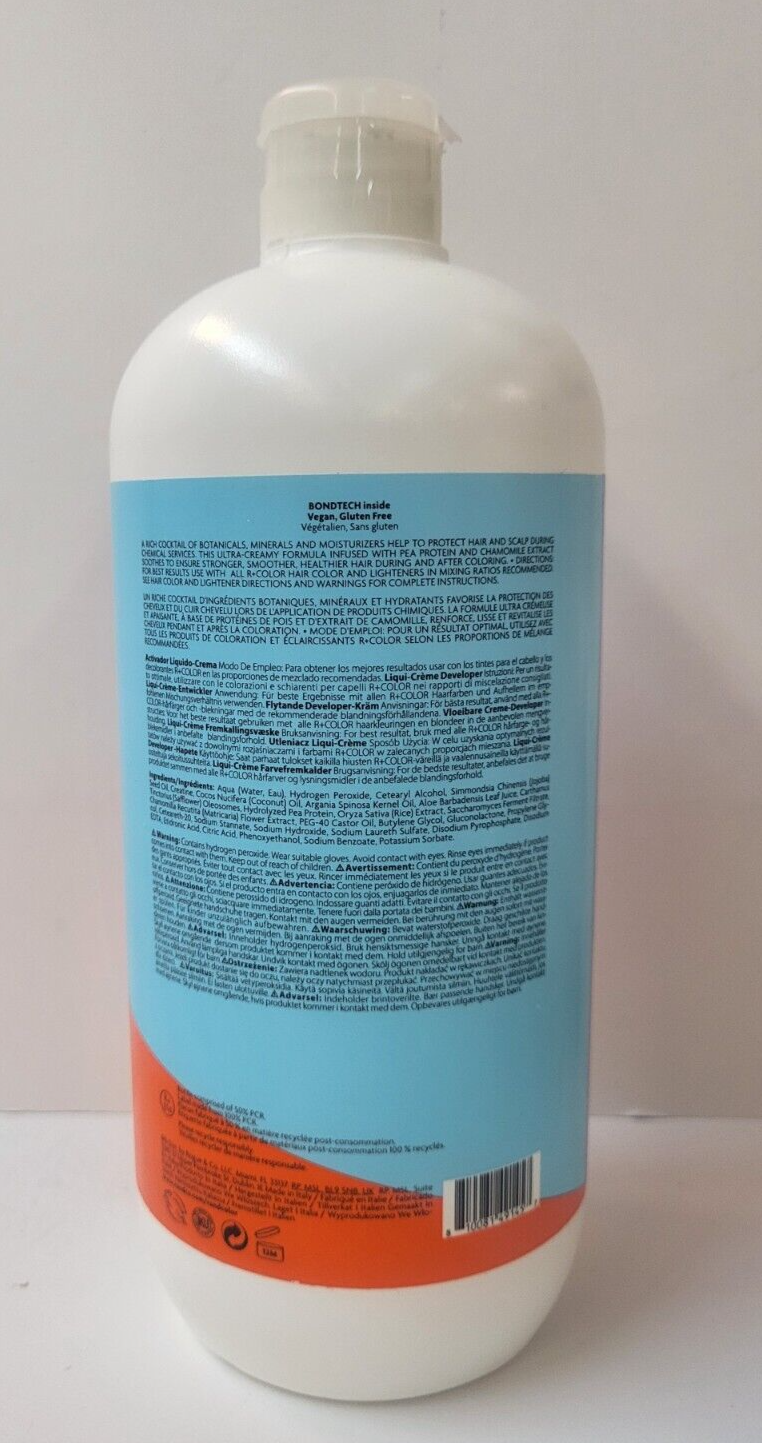 R+COLOR MOMENTUM 30 VOLUME ~ LIQUI-CREME DEVELOPER ~ 30.4 fl. oz ...