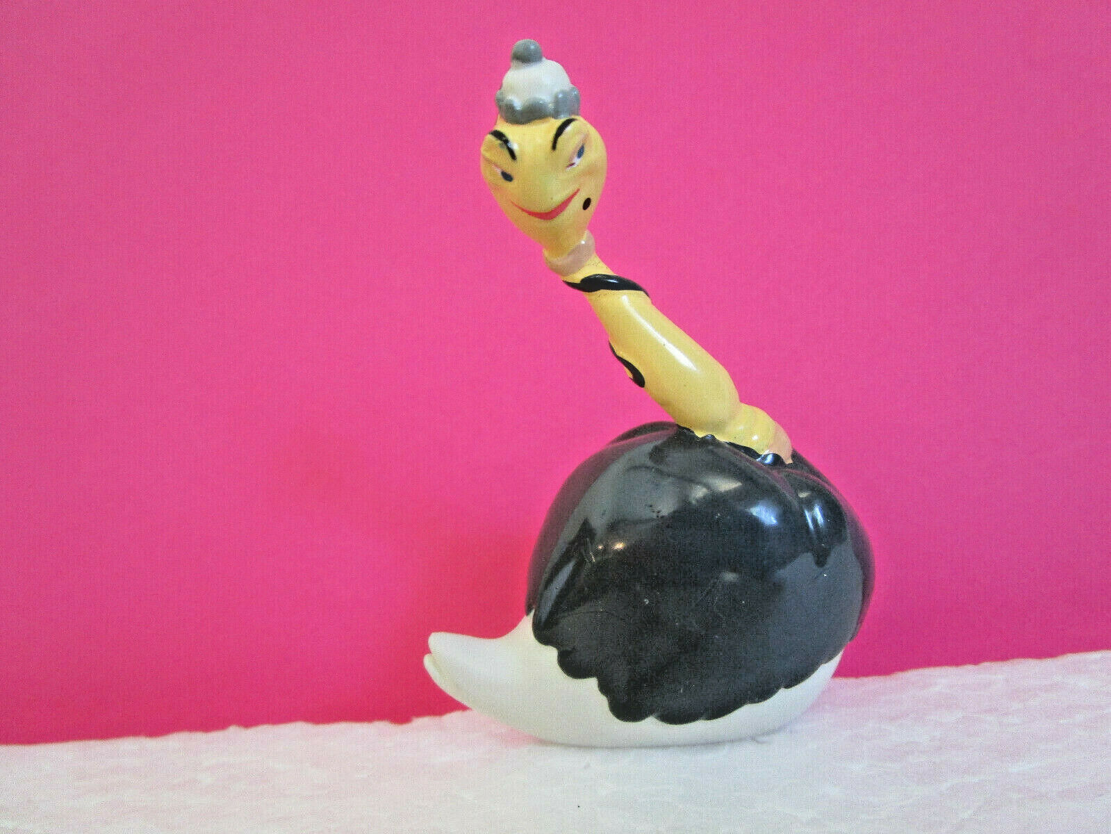 DISNEY Beauty & Beast Featherduster PLUMETTE, SWAN Vintage Figure Cake ...