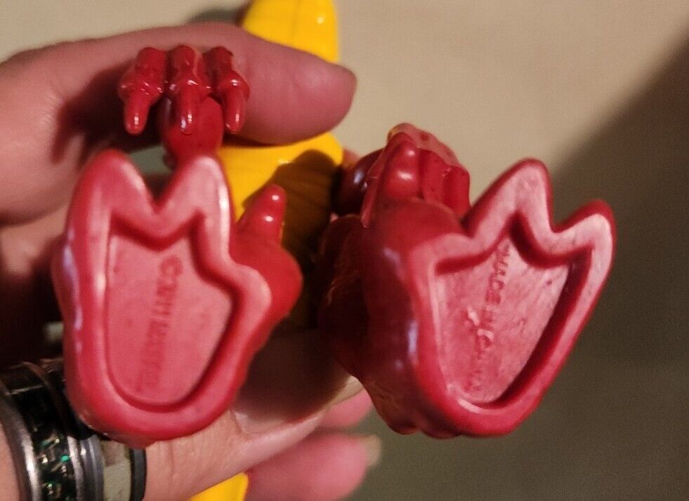 Fisher Price Imaginext Red Yellow Velociraptor Raptor Dinosaur Mattel ...