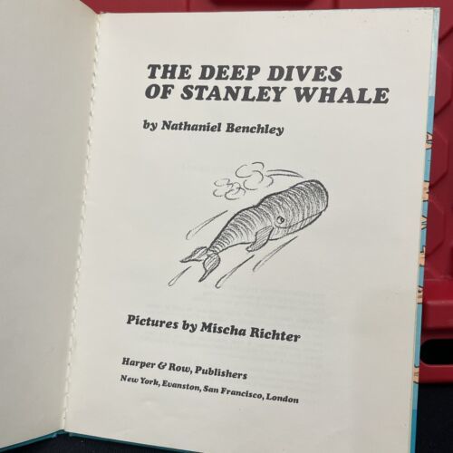 The Deep Dives Of Stanley Whale Nathaniel Benchley Hardcover Book ...
