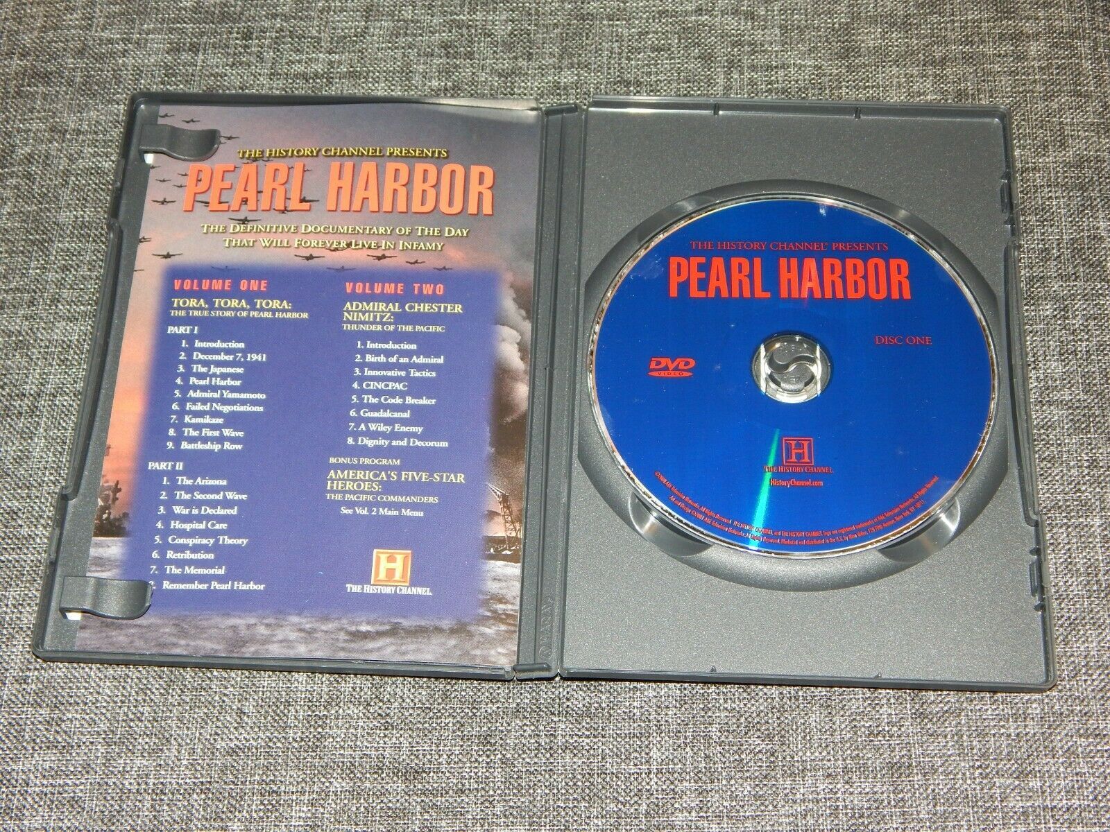 The History Channel Presents Pearl Harbor Region1 DVD Volume 1 War ...