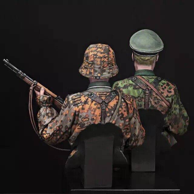 1/12 BUST Resin Model Kit German Soldiers Infantry Patrol WW2 Unpainted ...