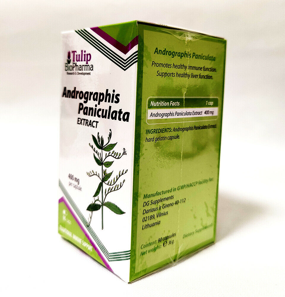 Andrographis Paniculata Extract 400mg 90 Veg Capsules | Immunity System ...