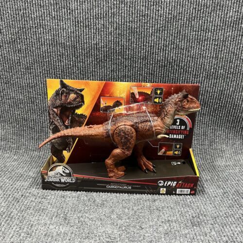 Jurassic World Battle Chompin Carnotaurus Epic Attack Extreme Thrashing ...