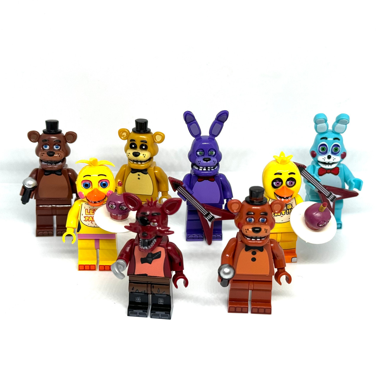 PWS Five Nights at Freddy's 8 Figure Set Minifigure Accessories - LEGO ...