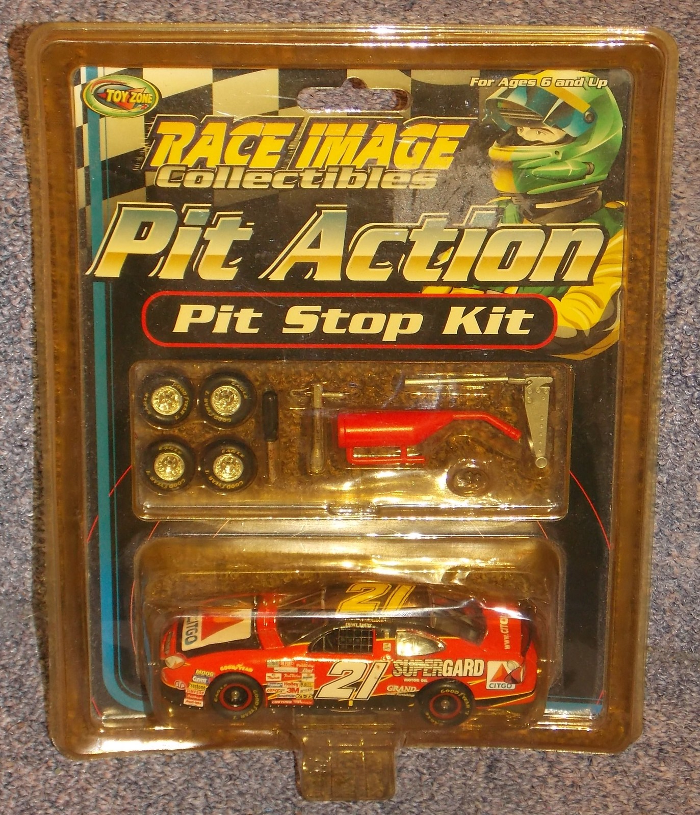 Toy Zone Race Image Pit Stop Kit Nascar 1:43 scale Die Cast Stock Car ...