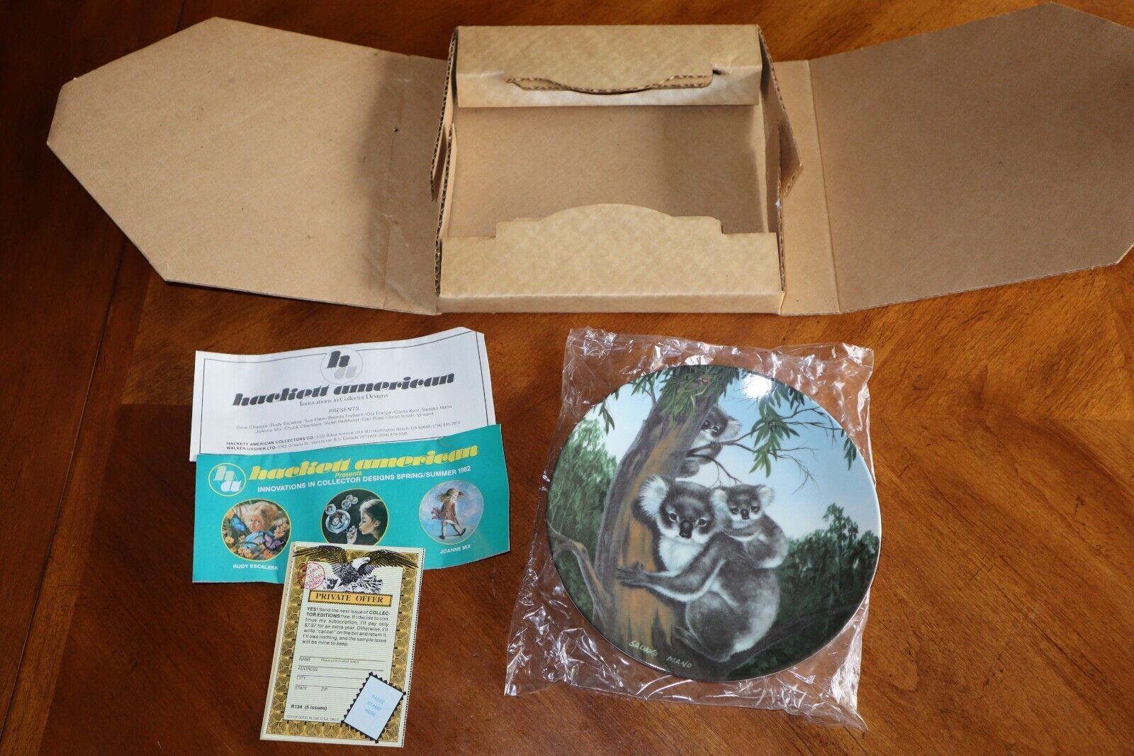 Vintage Endangered Species Koala Bears Sadako Mano Hackett American ...