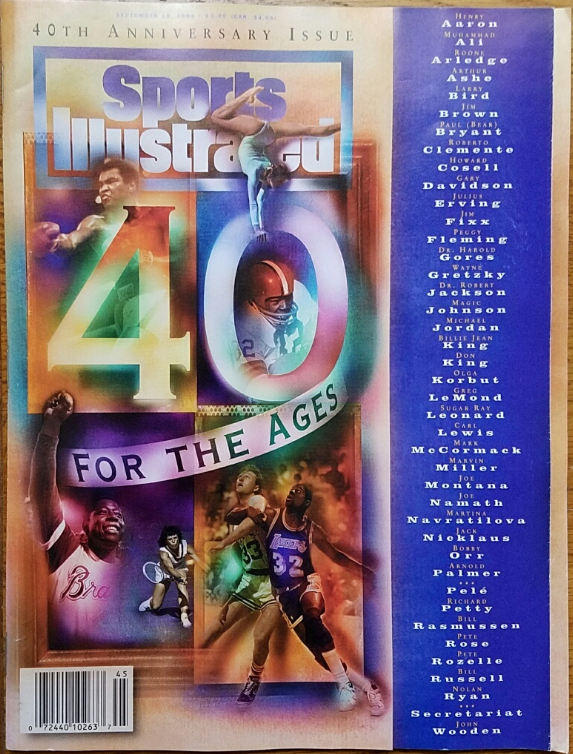 Sports Illustrated 40th Anniv - ALI, NEIL LEIFER For The Ages Sept 19 ...
