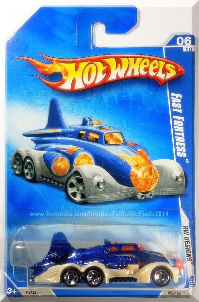 Hot Wheels - Fast Fortress: HW Designs '09 #06/10 - #102/166 *Blue ...