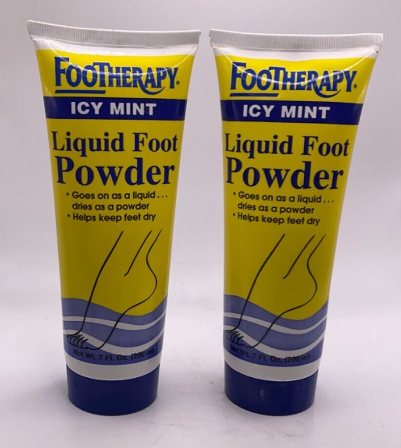 (2) Queen Helene Footherapy Icy Mint Liquid Foot Powder/ 7 fl oz - Foot ...