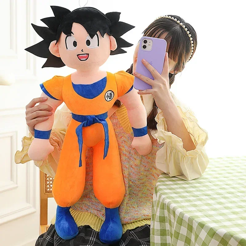 Anime Dragon Ball Son Goku Plush Super Saiyan Kakarotto Soft Stuffed ...