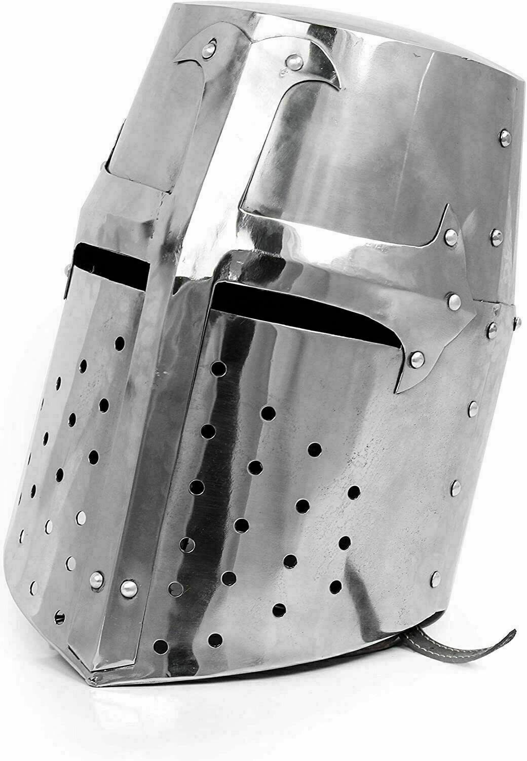 Barbuda Templar Helmet Wearable Roman Medieval Costume Knight Armor ...