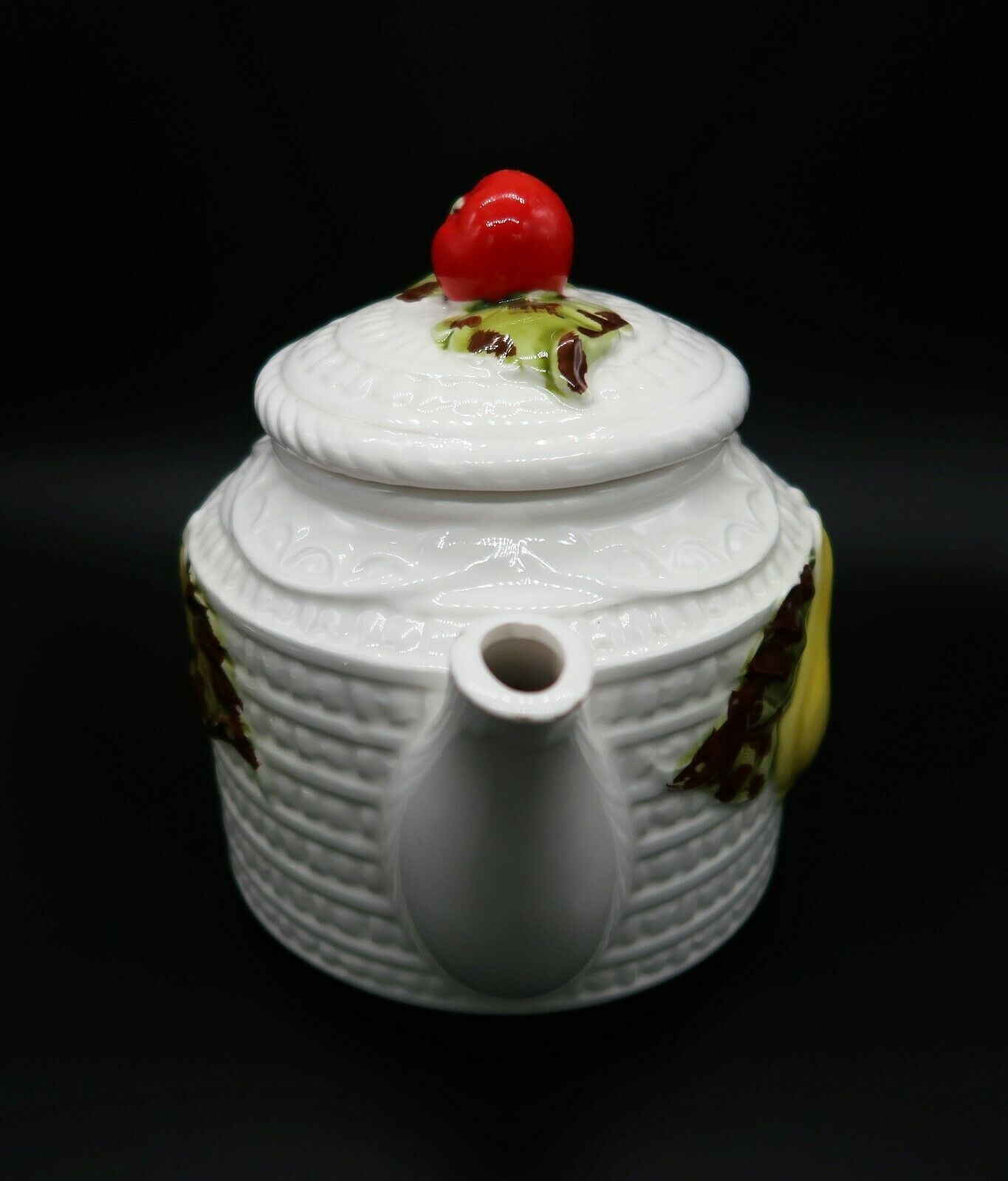 Vintage Japan ceramic fruit & vegetable themed lidded teapot - Kitchen ...