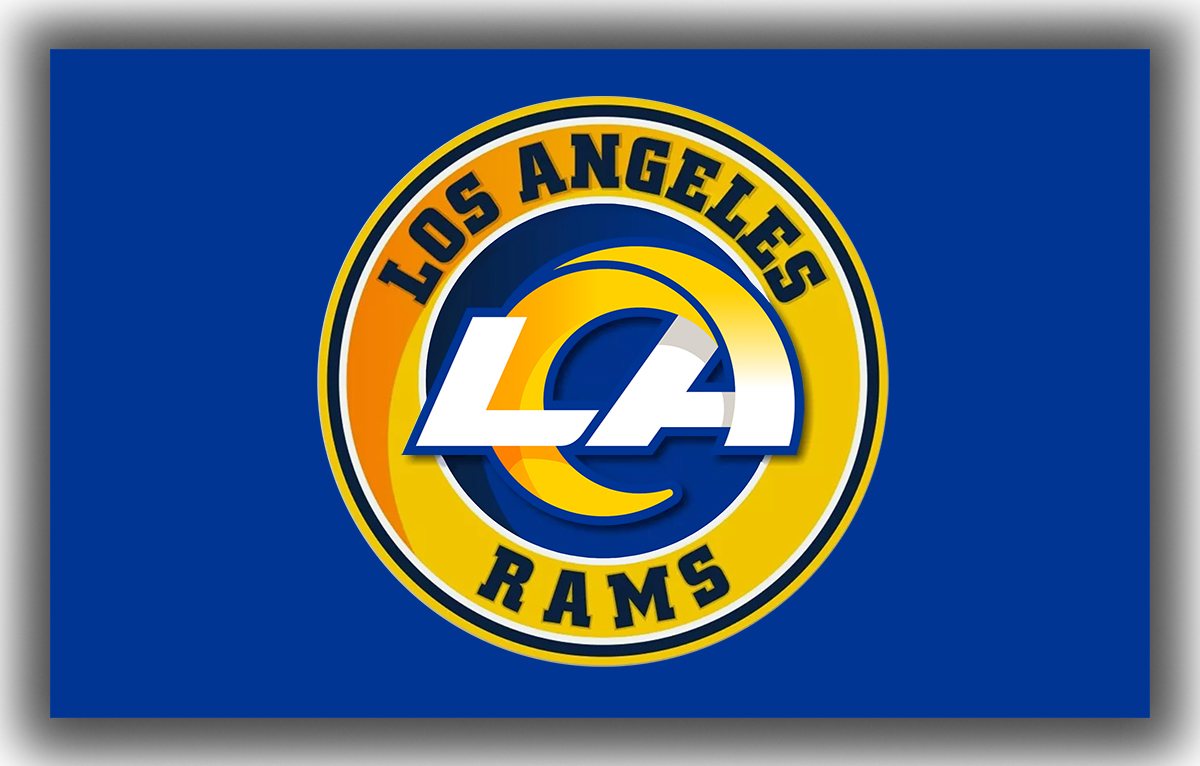 Los Angeles Rams Football Team Flag 90x150cm 3x5ft Memorable Best Fan ...
