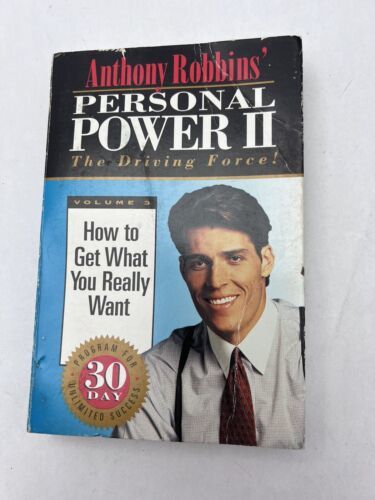 Anthony Robbins Personal Power II Vol 3 How to Get What You Want ...