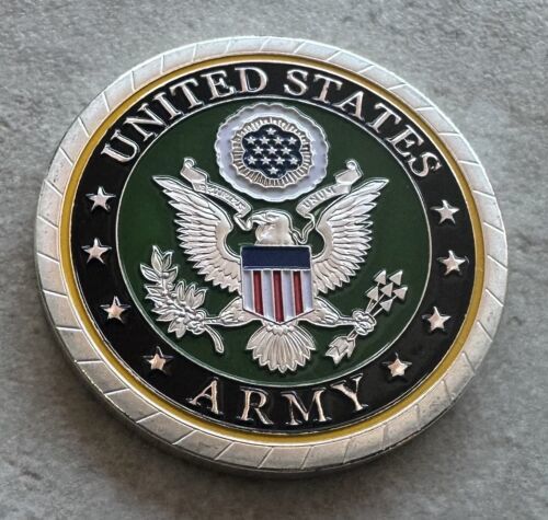 US ARMY CAPTAIN RANK CHALLENGE COIN MILITARY CPT With 3D Display Case ...