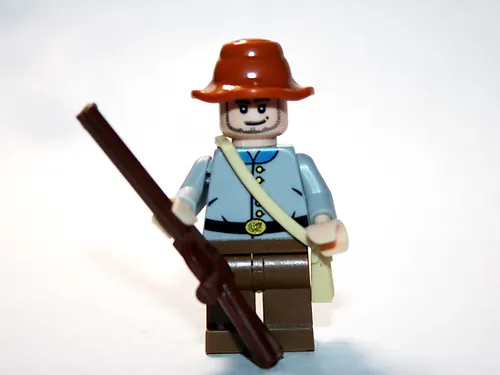 SLK Confederate Butternut Civil War Rebel Army Soldier Minifigure Toy ...