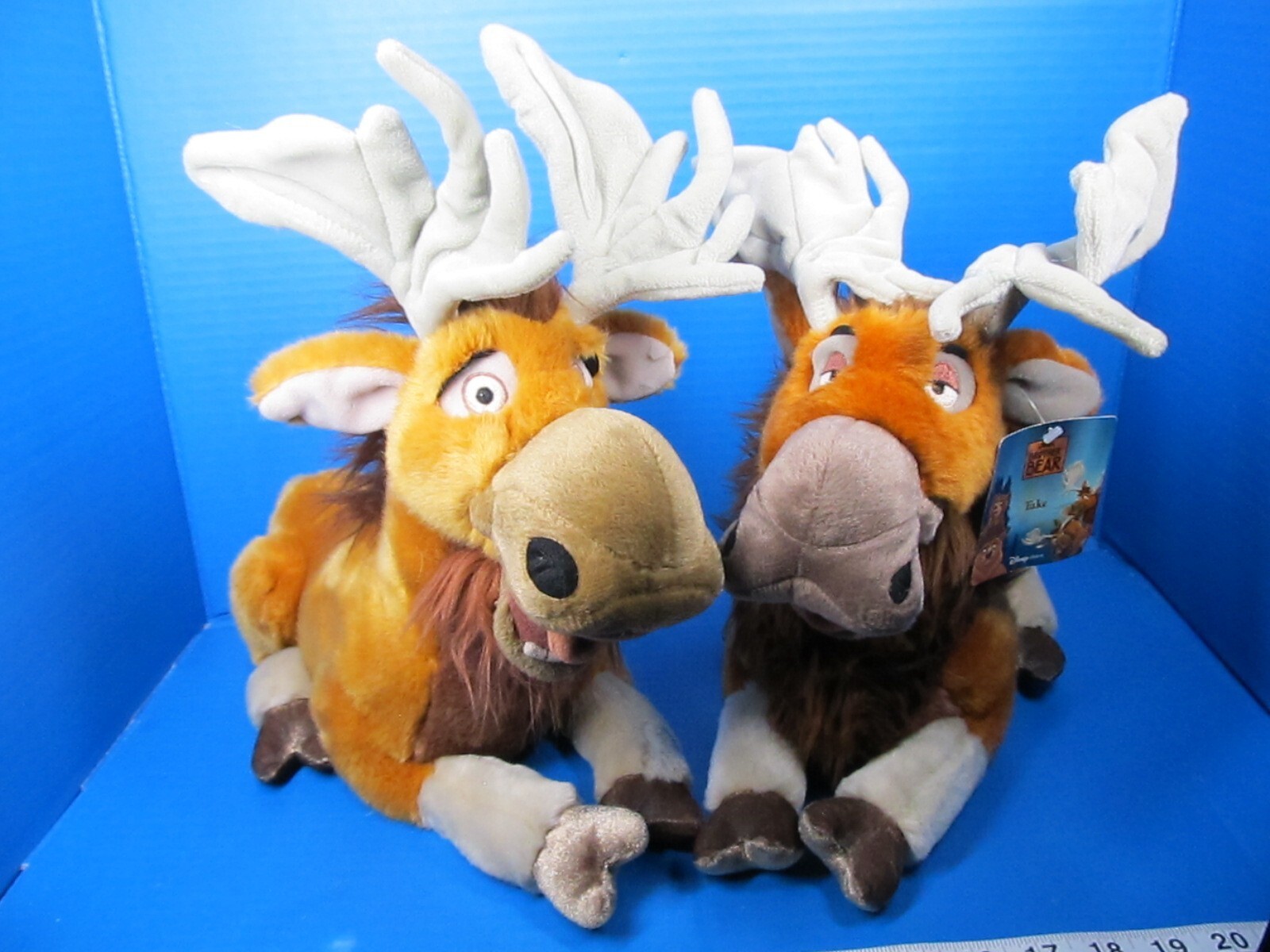 Disney Store Exclusive Brother Bear Rutt & Tuke Stuffed Moose 16” Plush ...