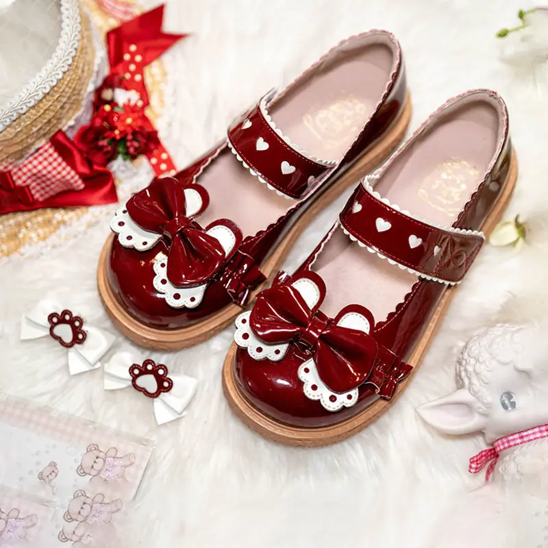 ita Shoes Kawaii Japanese Style Mary Janes Woman Flats Cute Students ...
