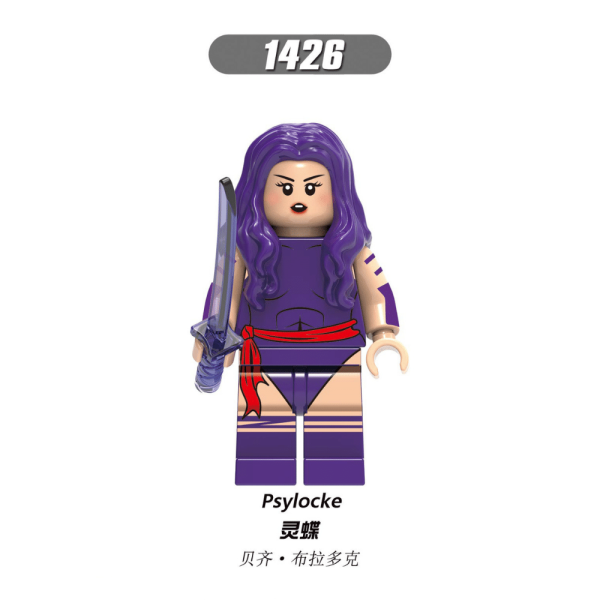 Marvel Psylocke XH1426 Custom Minifigures - LEGO (R) Minifigures