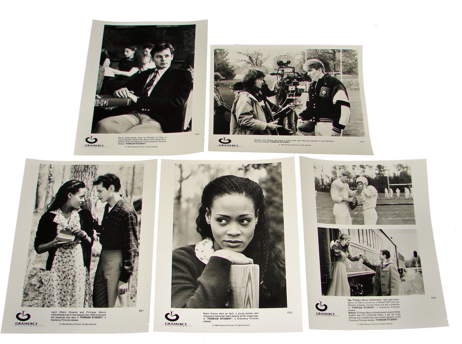 5 1994 FOREIGN STUDENT Movie Press Photos Robin Givens Marco ...
