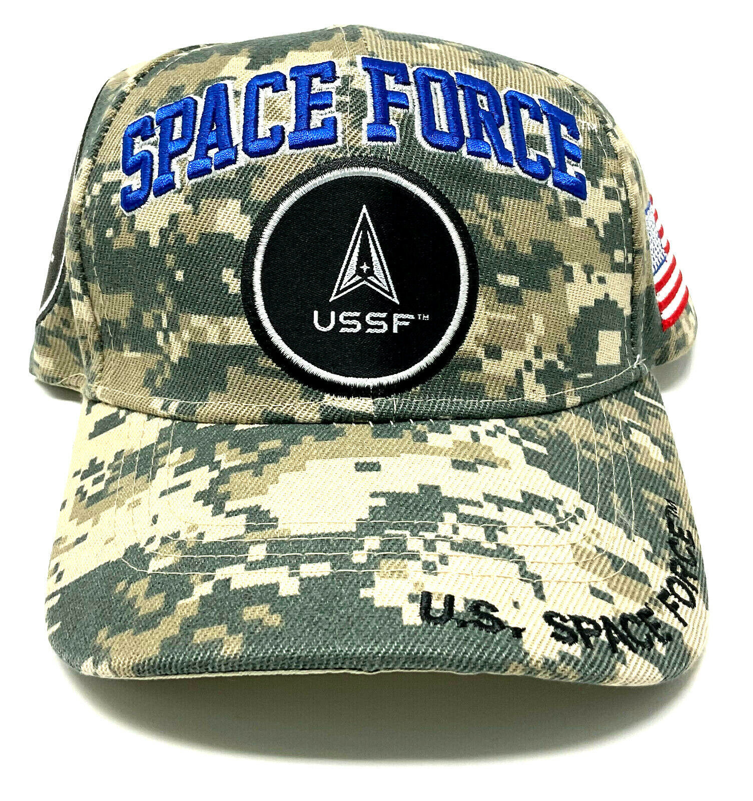 CAMO UNITED STATES SPACE FORCE TEXT LOGO US USA FLAG CAMOUFLAGE USSF ...