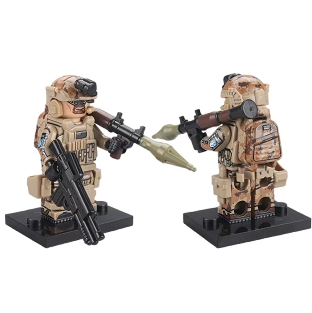 5pcs Military United States Army US Navy SEALs Team Minifigures ...