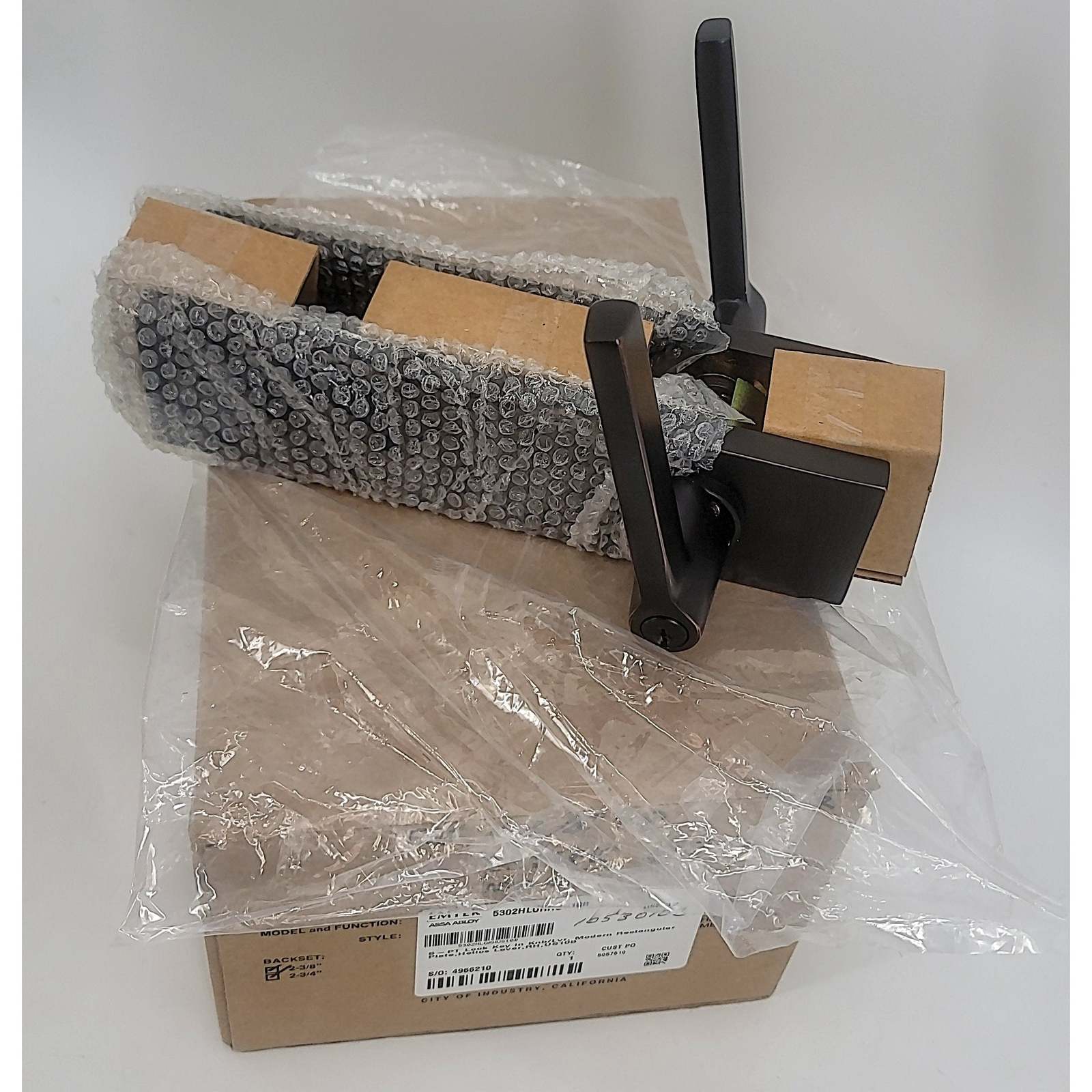 Emtek 5302 Single Point Key-in-Lever Set with Helios Levers - Doors ...