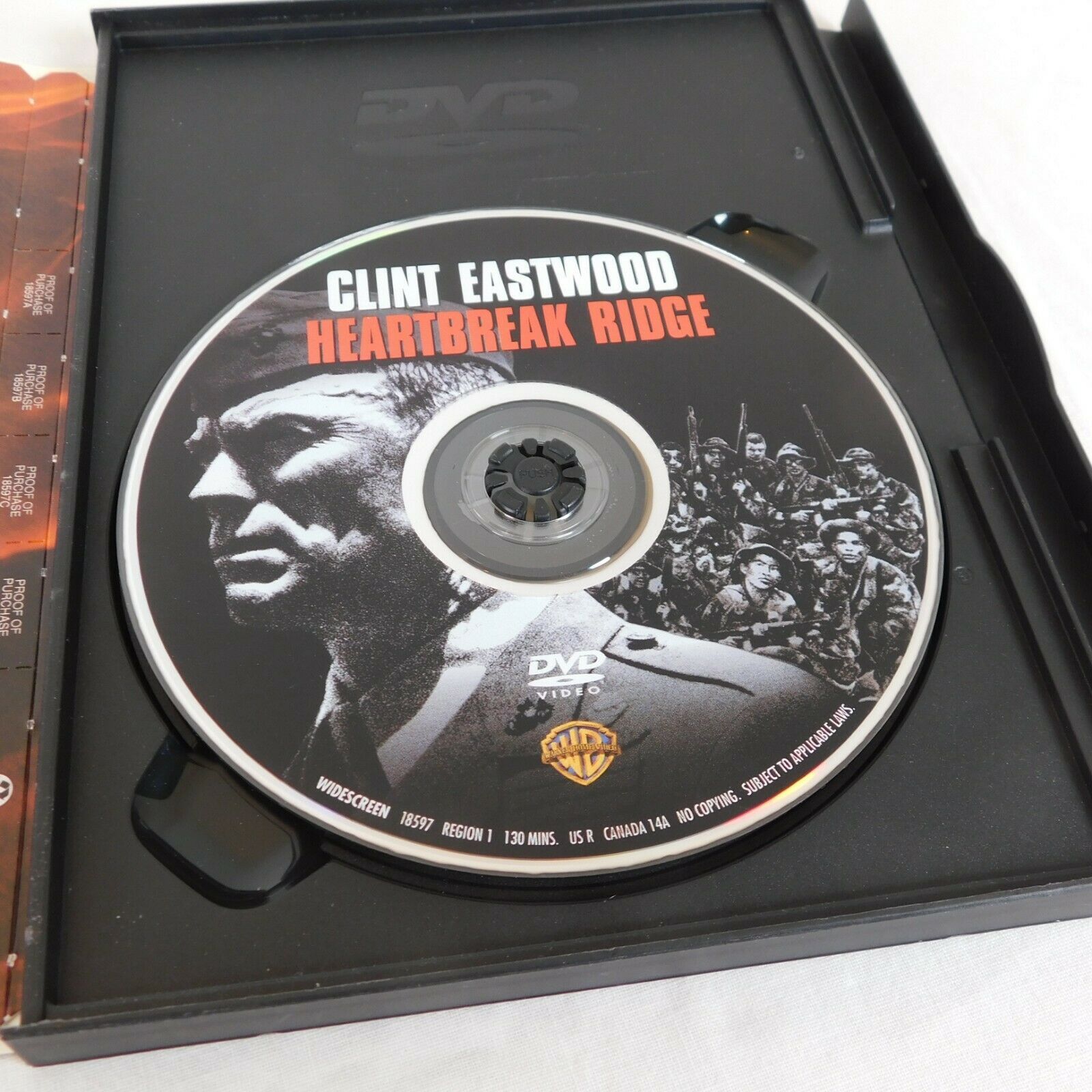 Heartbreak Ridge 1986 Clint Eastwood Collection DVD 2002 Marsha Mason ...