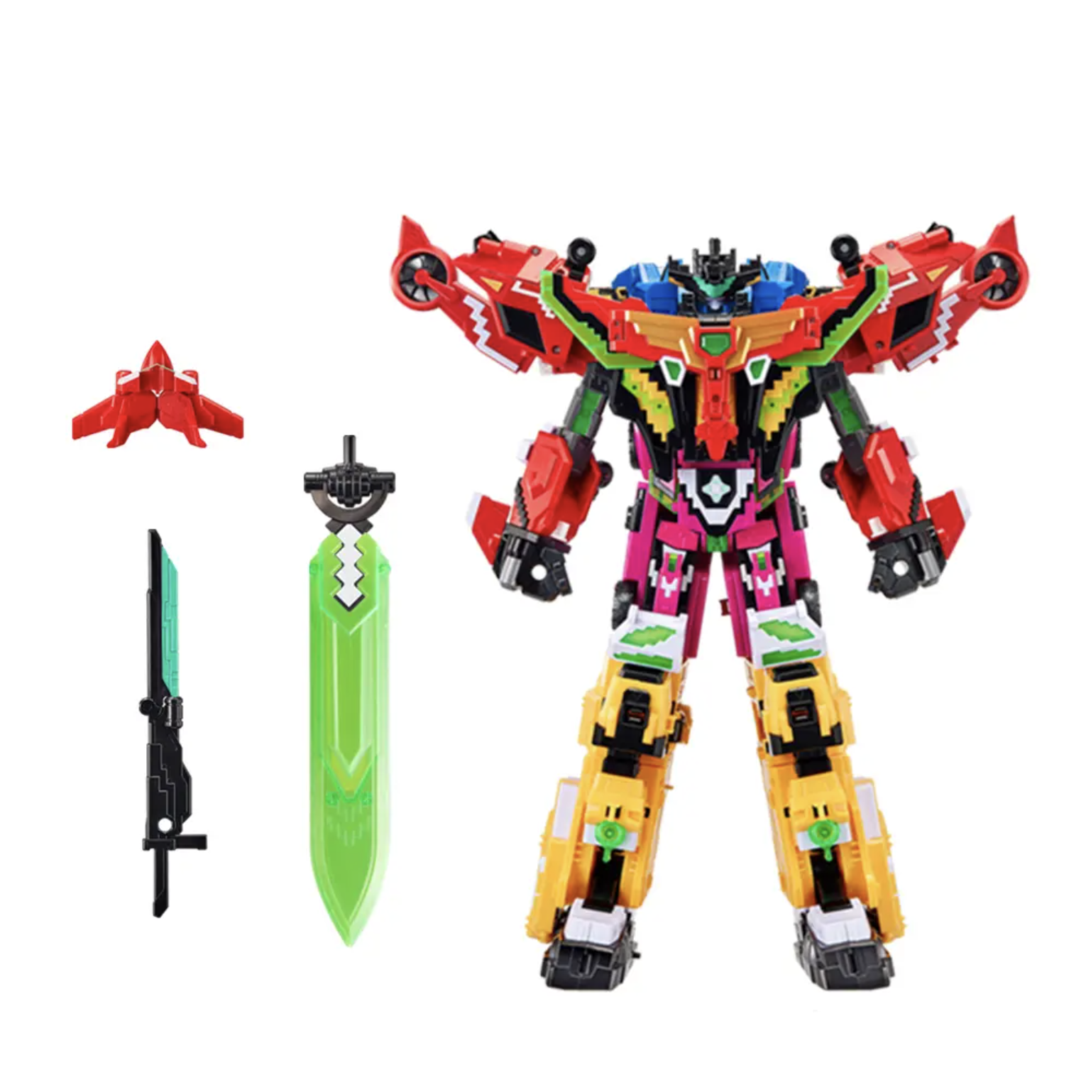 MiniForce PixelPower Transformer Robot Toy - Pixel Hyper King - Action ...