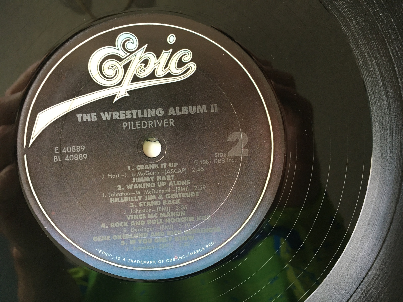 Piledriver: The Wrestling Album II LP Vinyl Record Album - Vinyl Records