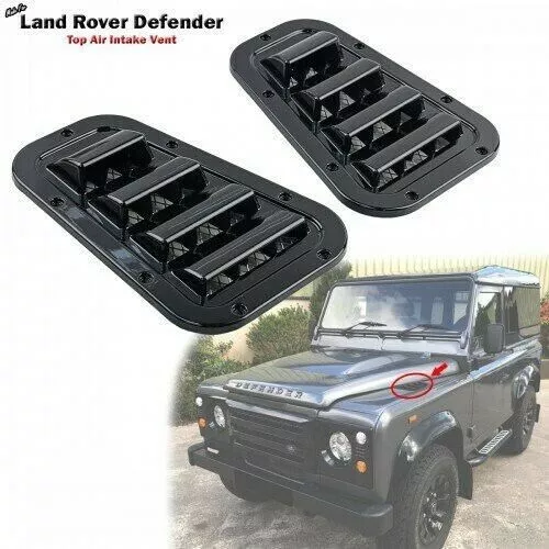 New Set Top Air Duct Vents Grilles Intake Vent for Land Rover Defender+ ...
