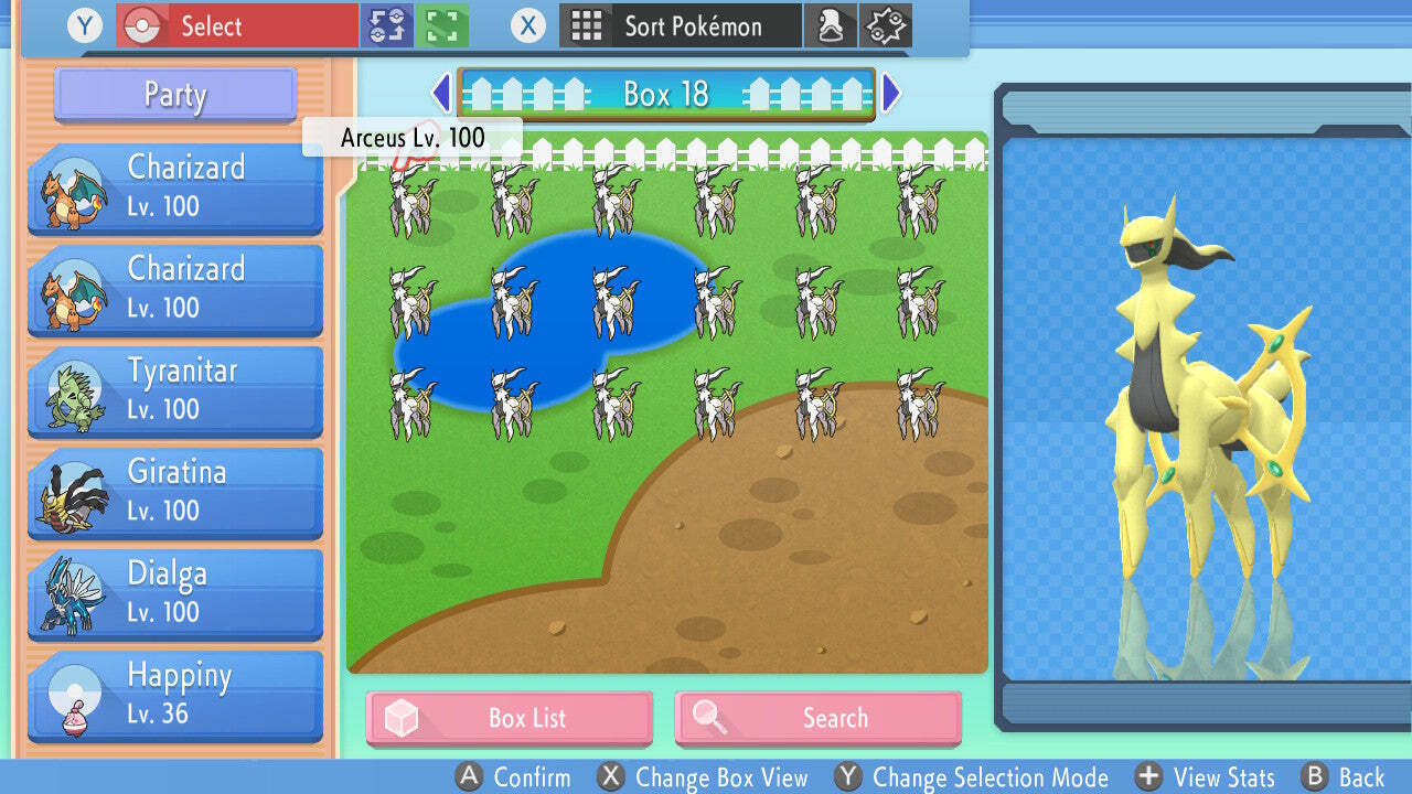 All 18 Arceus Forms Shiny Mythical Legendary Pokemon Bundle BDSP PLA ...