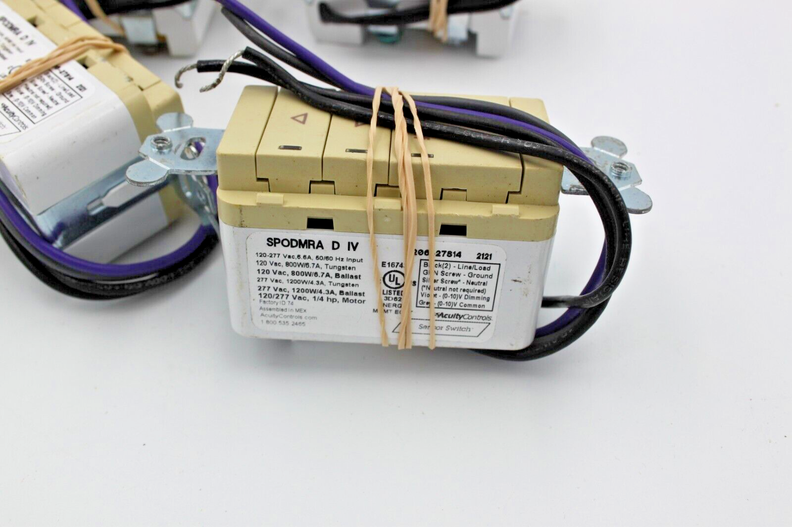 5 - Acuity Controls SPODMRA MWO D IV Single Sensor Switch Ivory #JB13 ...