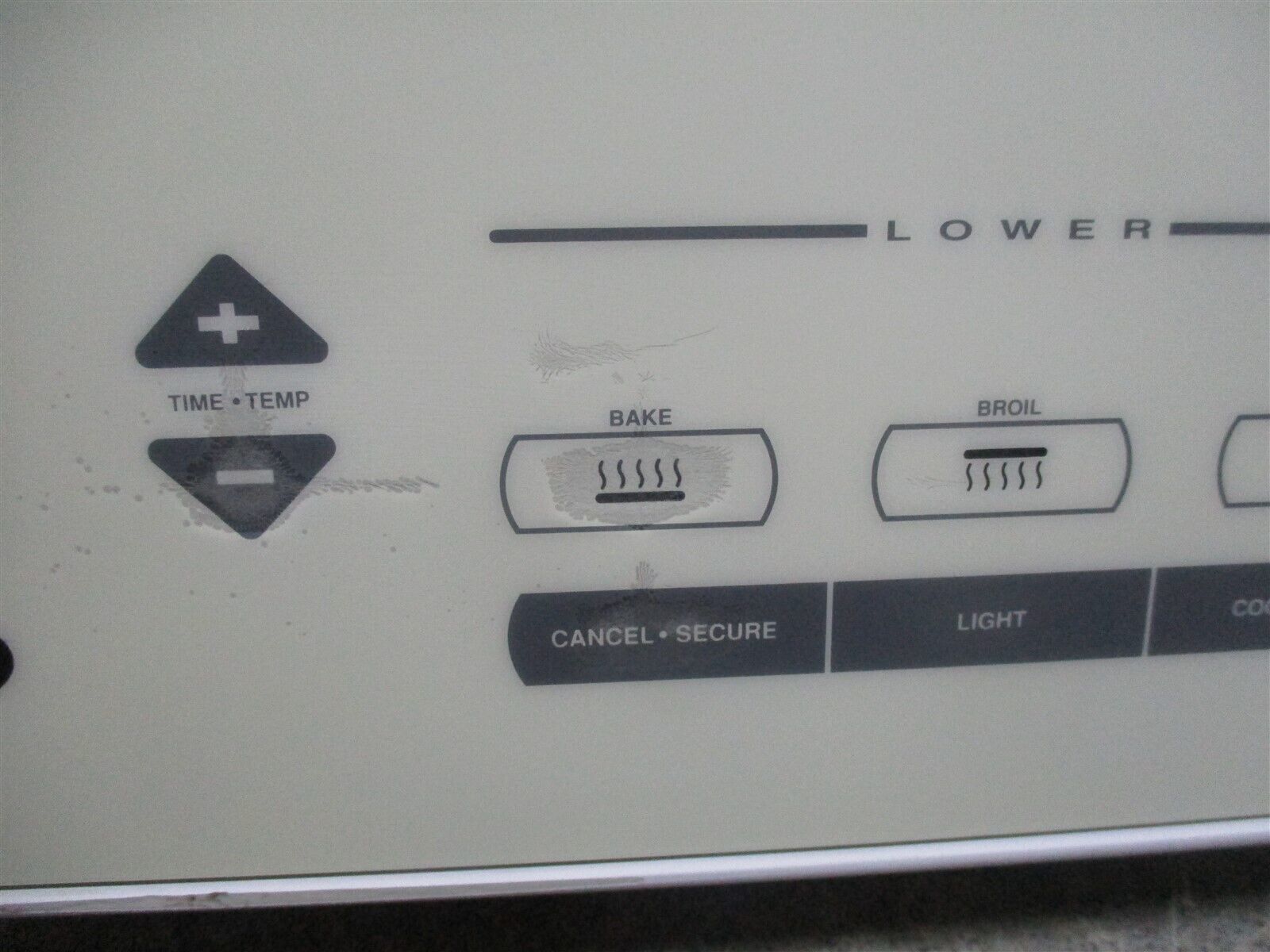 DACOR RANGE CONTROL PANEL WHITE/YELLOWED PART # 13291B - Cooking ...