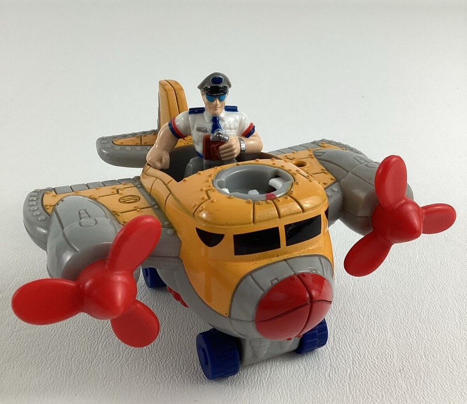 Fisher Price Geotrax Coastal Winds Airport Mini Figure Pilot Propeller ...