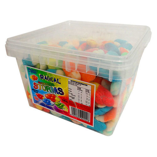 Radical Storms Chewy Puffs 300pcs - Multi-Colour - Gummy, Soft Sweets ...