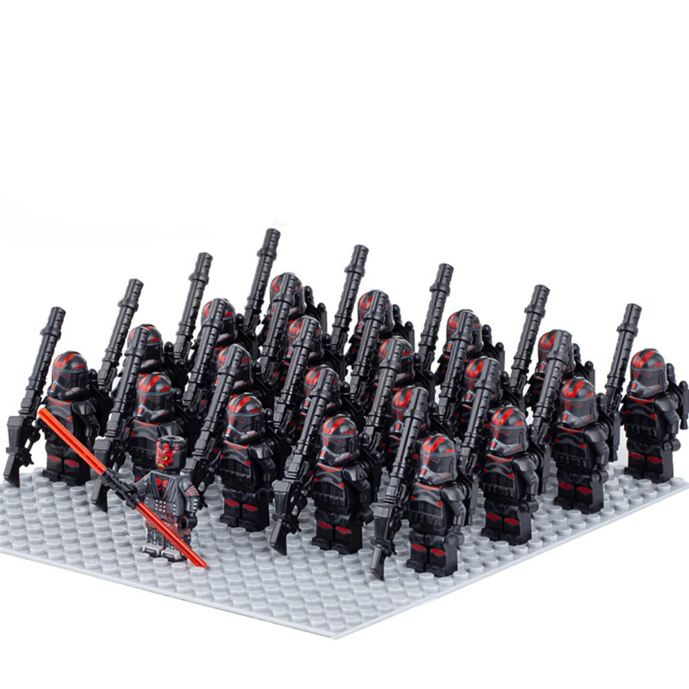 Star Wars Custom Maul & Heavy Armored Death troopers Army Set 21 ...