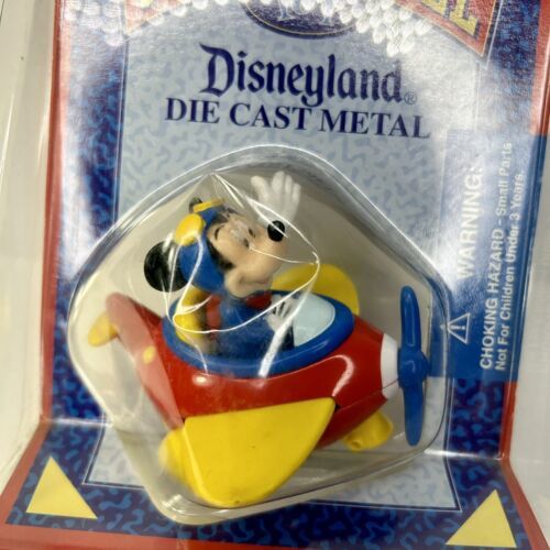 Disneyland Mickey Mouse Aviator Mini Plane Toy Die Cast Disney New ...