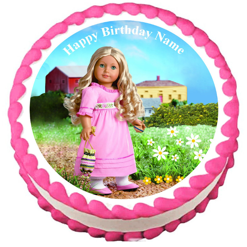 AMERICAN GIRL CAROLINE Edible cake topper image more sizes available ...