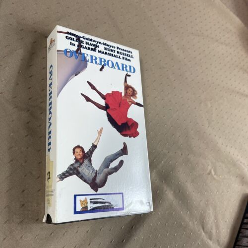 1988 Overboard CBS Fox Video VHS Rare Cover Art - VHS Tapes