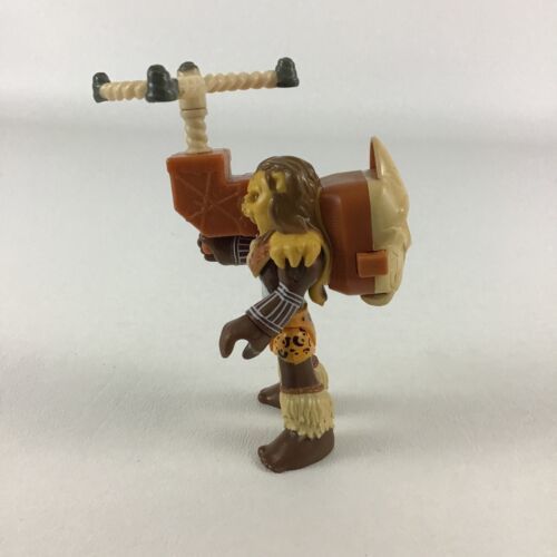 Fisher Price Imaginext Battle Arena Tiger Hunter Warrior Tribal Action ...