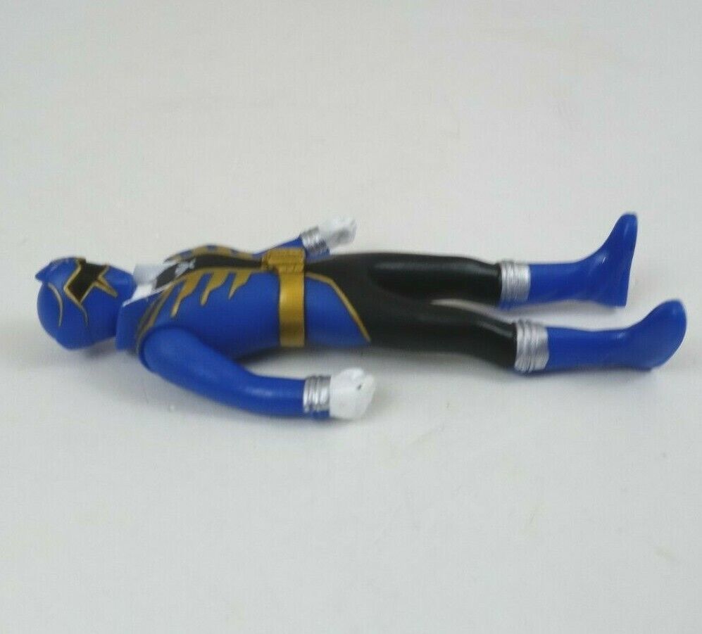 2011 Bandai Power Rangers Super Megaforce Super Mega Blue Ranger 4.5 ...