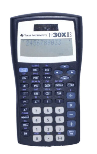Texas Instruments TI-30X IIS Scientific Calculator TI-30XIIS Solar ...
