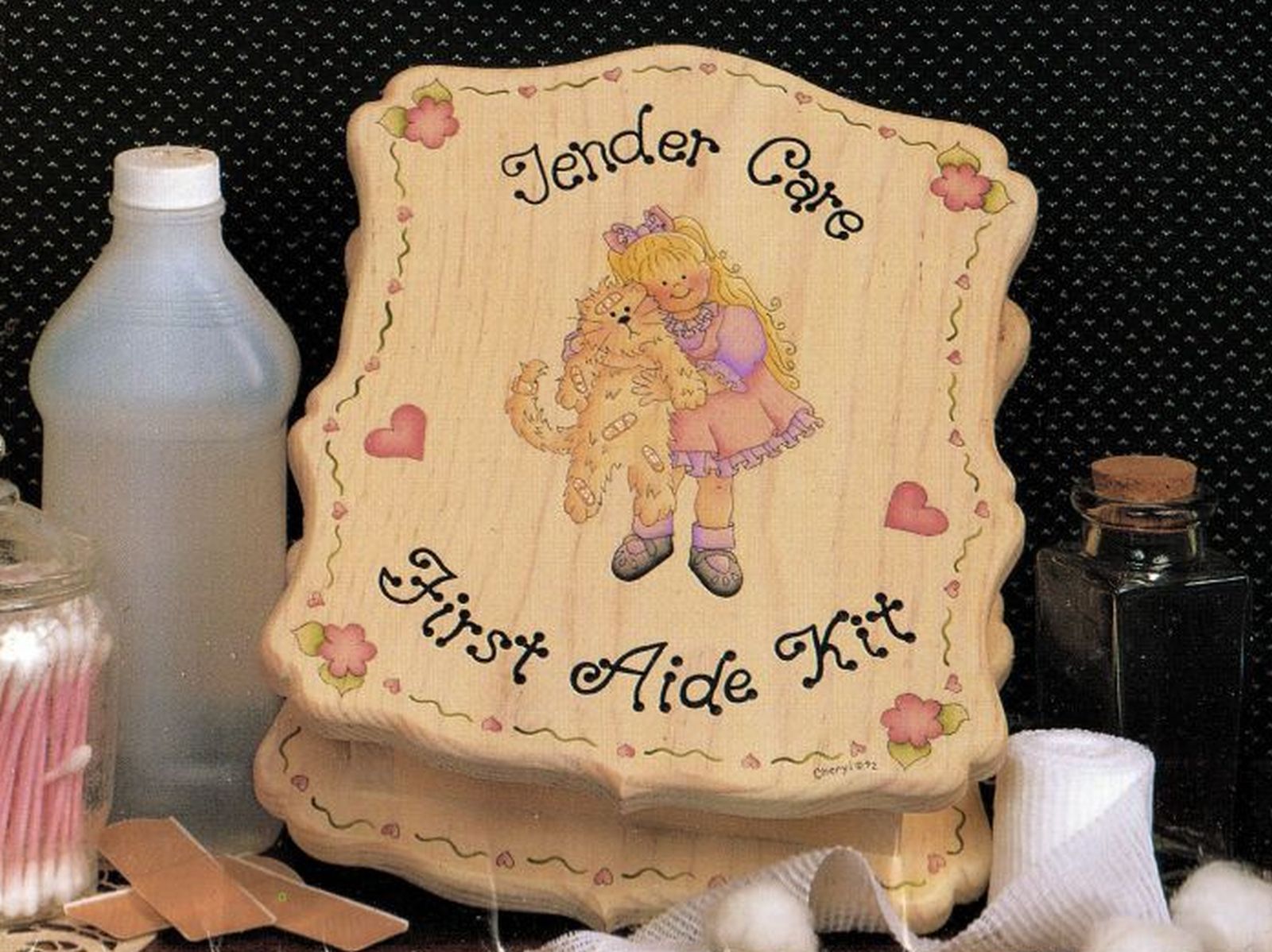 Tole Decorative Painting Nip & Tuk Say It Again Cheryl McCabe Pattern ...