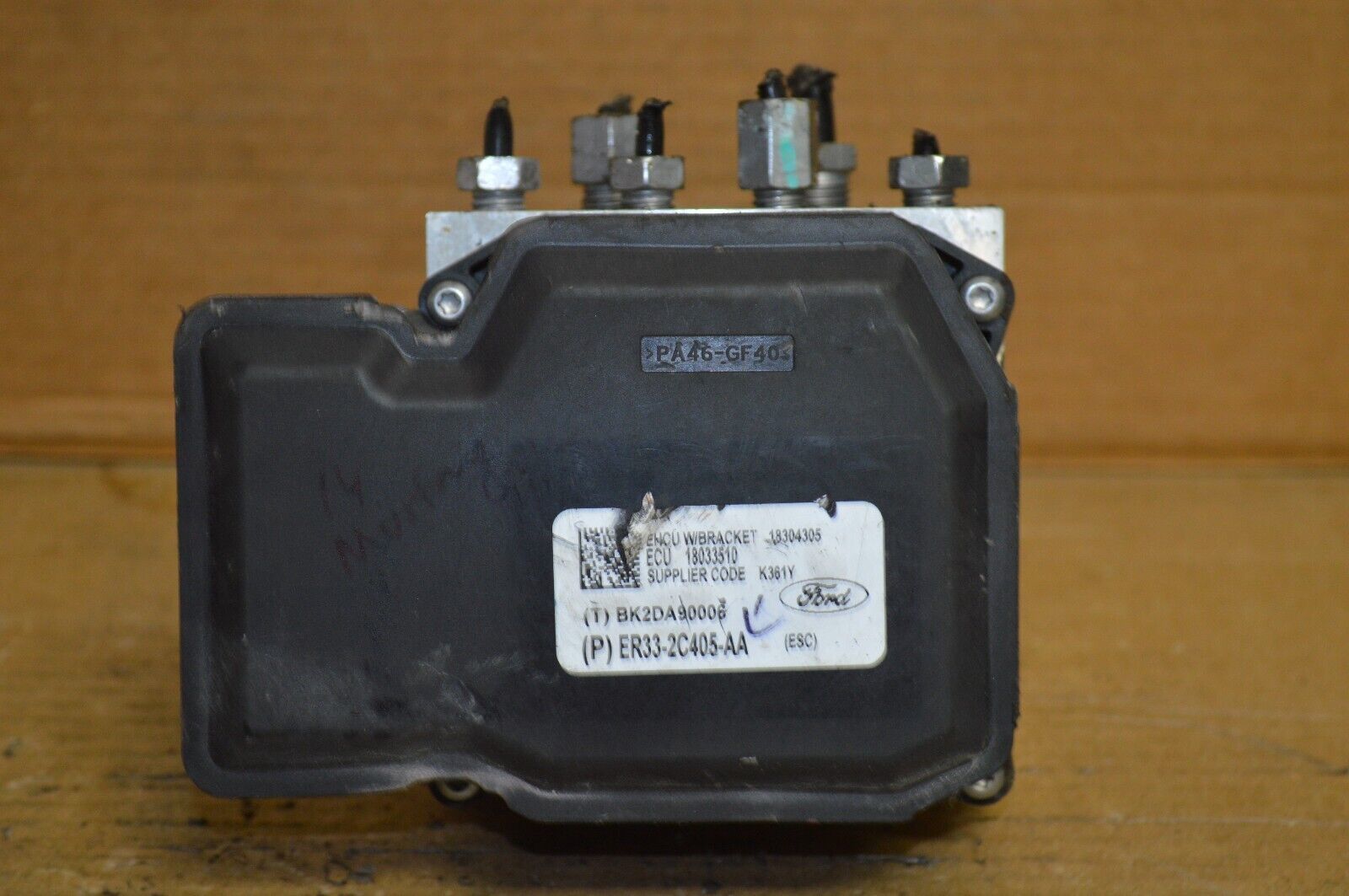 13-14 Ford Mustang ABS Pump Control OEM ER332C405AA Module 522-9C7 ...